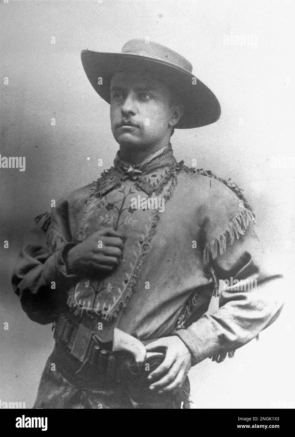 Theodore Roosevelt is shown ranching and hunting in the Dakota ...