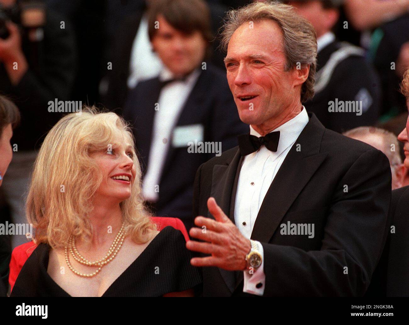 Director-actor Clint Eastwood arrives May 21, 1988 with his girlfriend ...