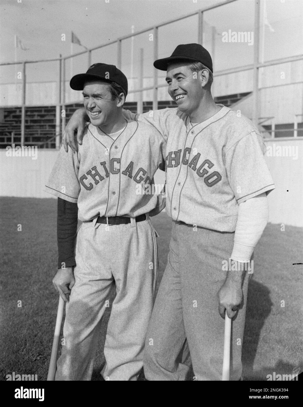 Jimmy Stewart, left, and Monte Stratton, former Chicago White Sox ...