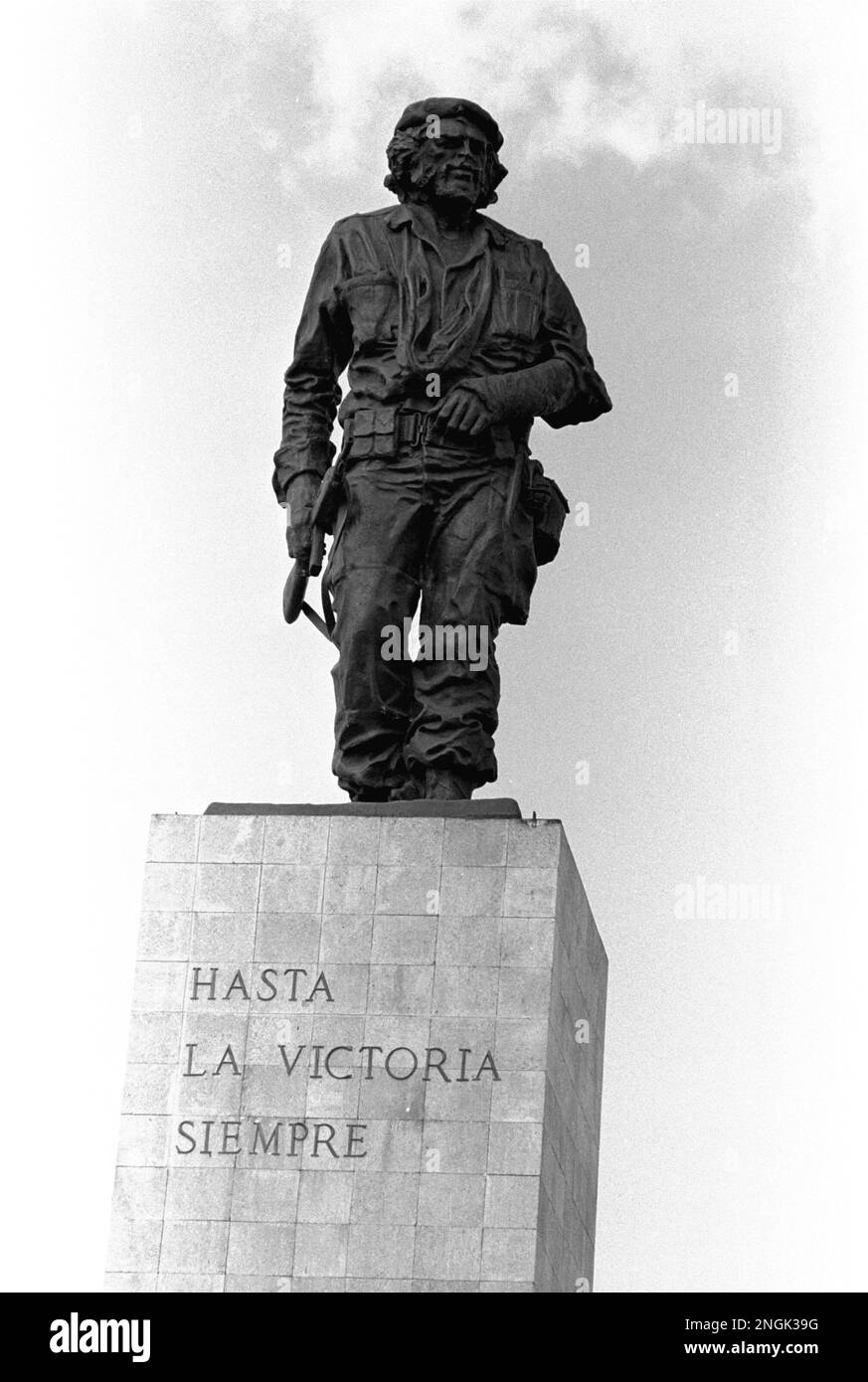 Monument to Che Guevara, Latin American guerrilla leader, is shown in ...