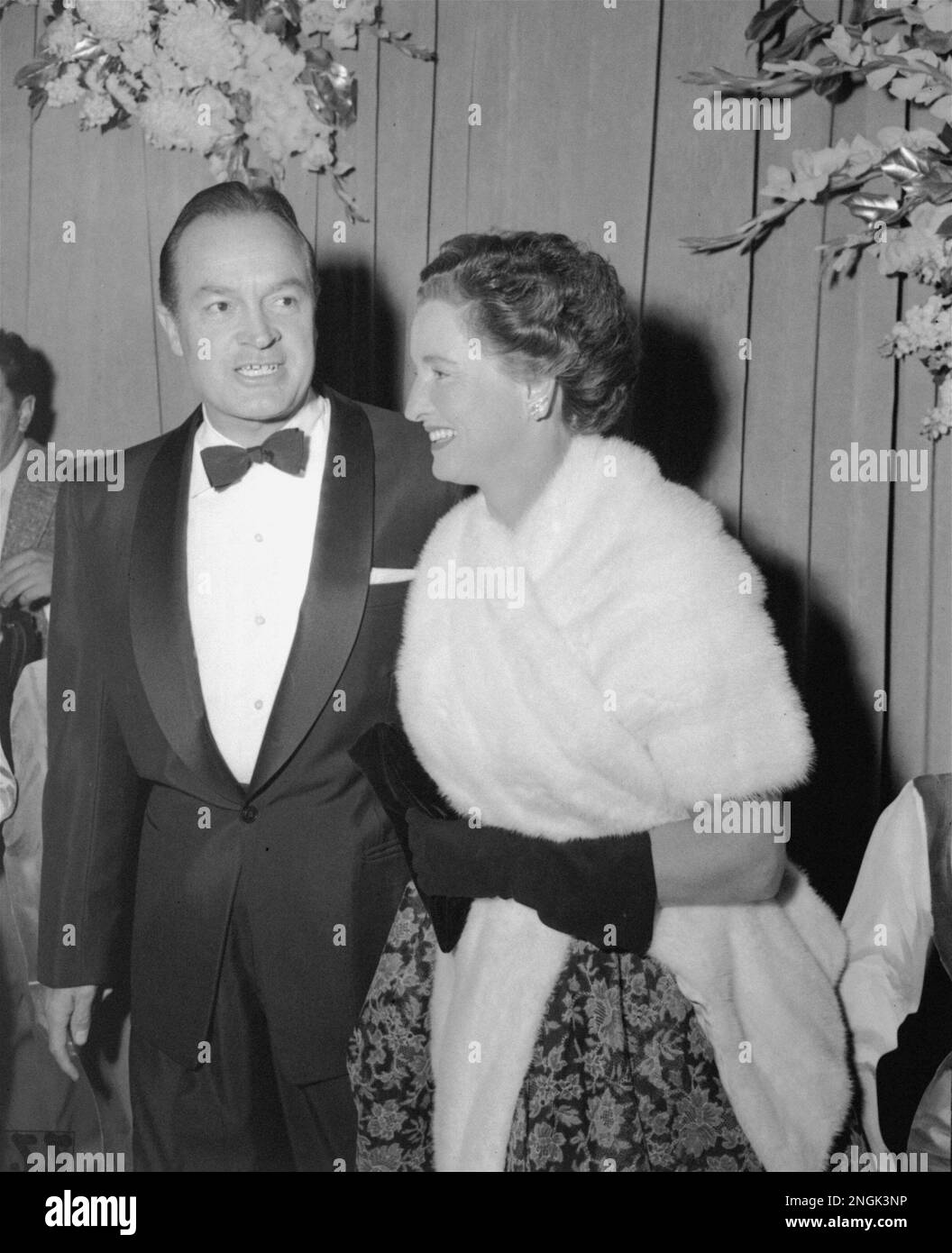 Comedian Bob Hope is shown with his wife Dolores at the Hollywood ...