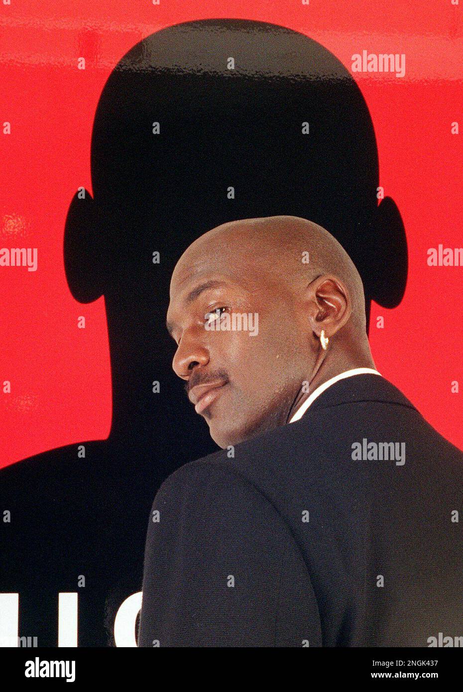 Chicago Bulls' Michael Jordan pauses during an event to launch his ...