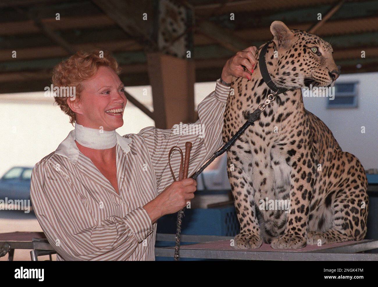 Entertainer Juliet Prowse, shown in a Sept. 29, 1987 photo, smiles as ...