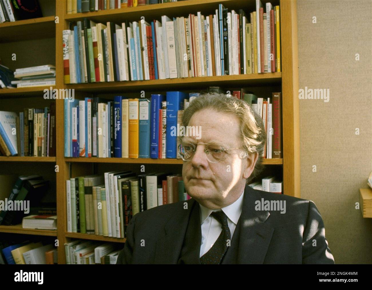 Canadian author and educator Northrop Frye, is shown in this 1971 photo ...