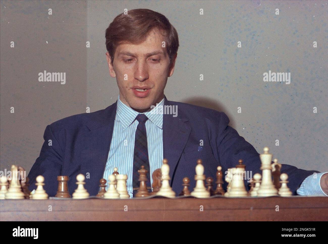 United States Chess Champion Bobby Fischer is pictured on August 10 ...