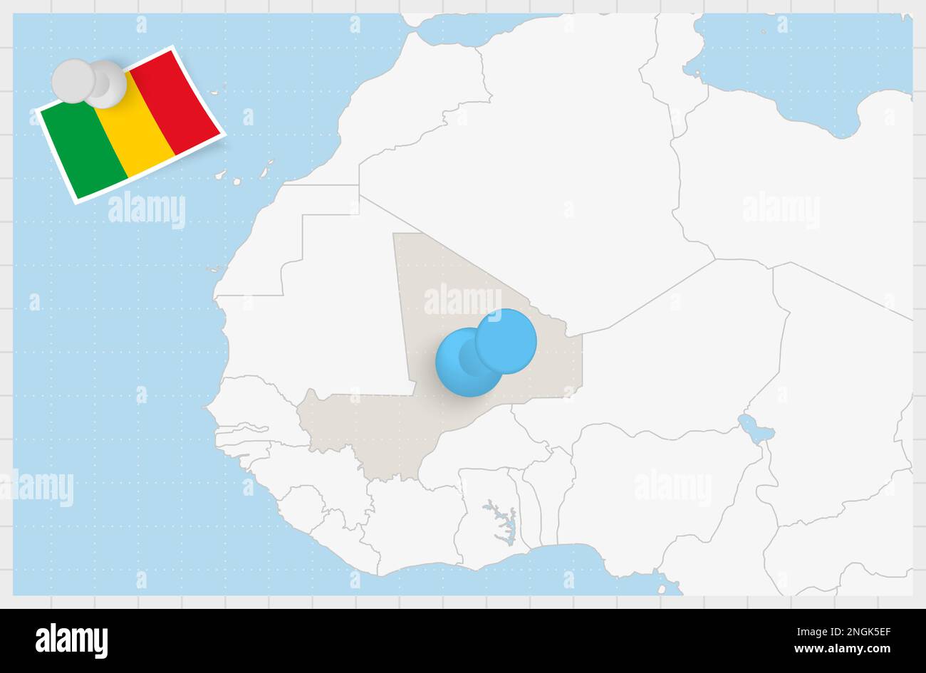 Mali gold map hi-res stock photography and images - Alamy