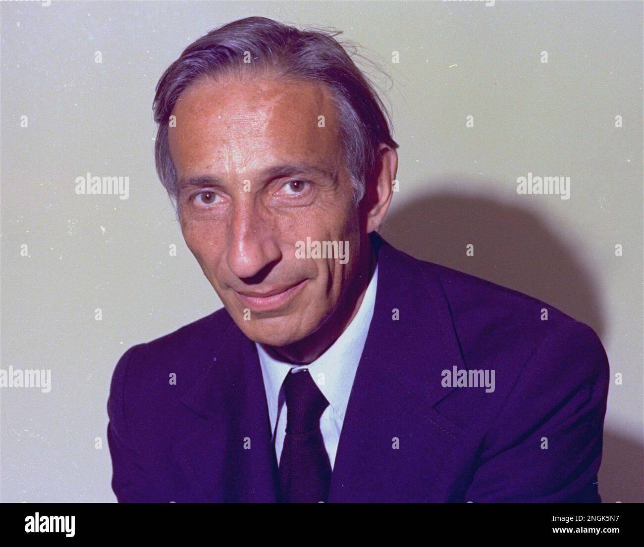 Ivan Illich, philosopher, author and social critic is shown in this ...