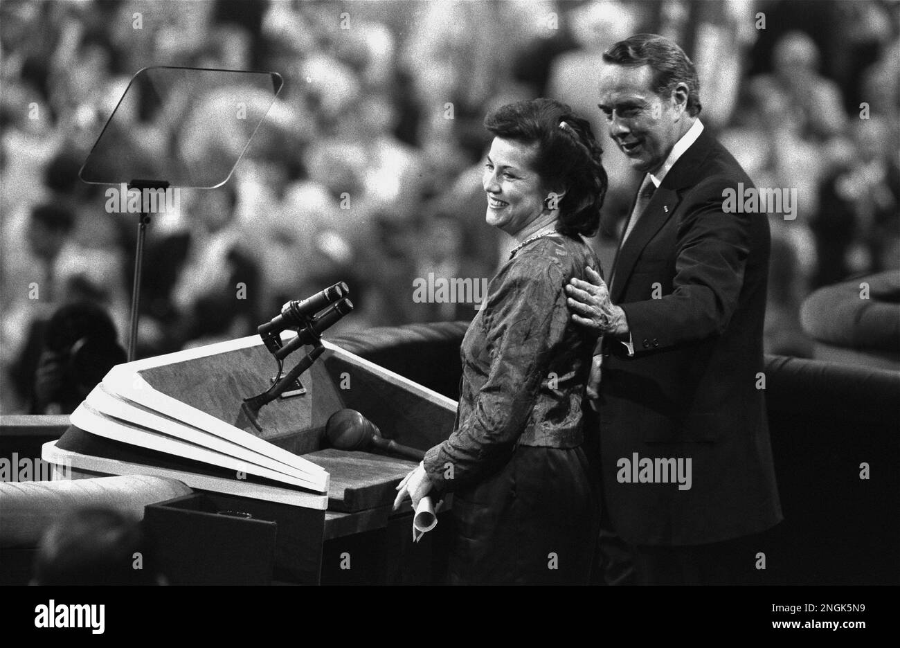 Sen. Bob Dole, R-Kan., and his wife, Transportation Secretary Elizabeth ...