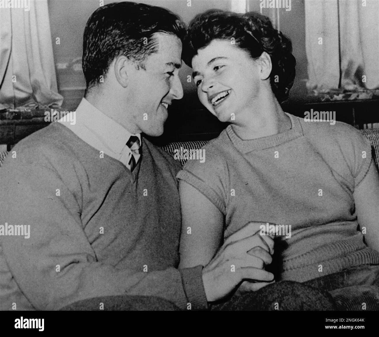 Olympic champions Harold Connolly and his bride, the former Olga ...