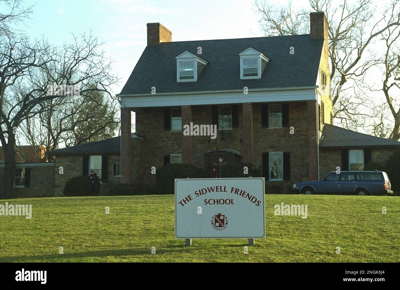 Exterior view of Chelsea Clinton's school, The Sidwell Friends School ...