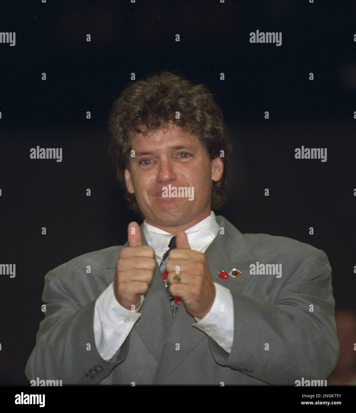 Bill Clinton's brother, Roger, at the Democratic National Convention ...