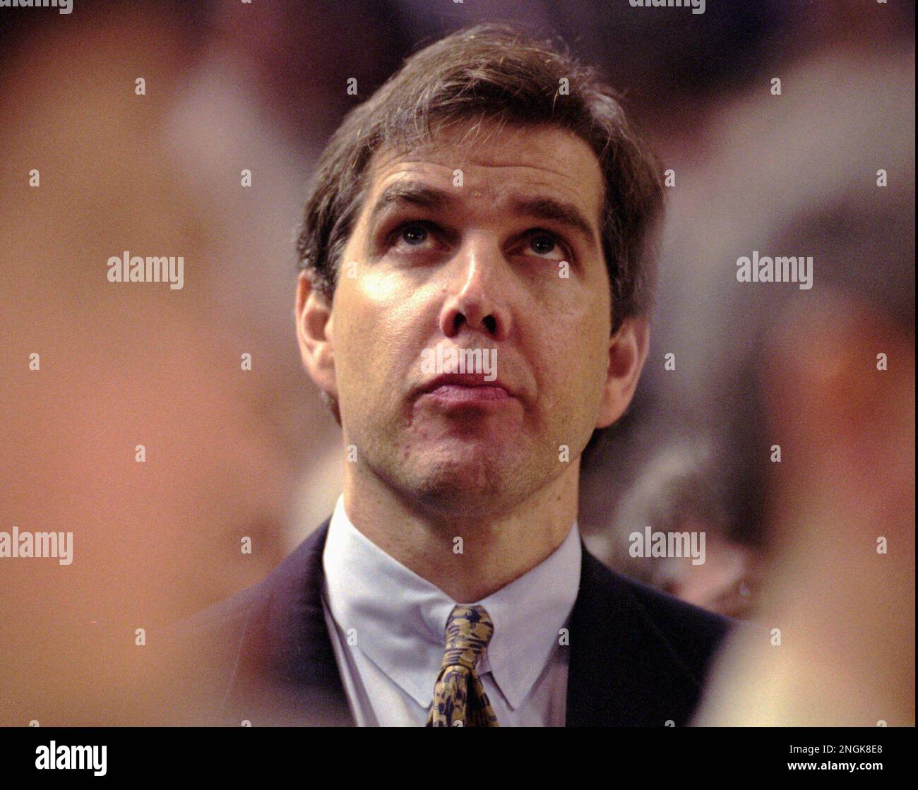 Seattle SuperSonics president and general manager Wally Walker stands ...