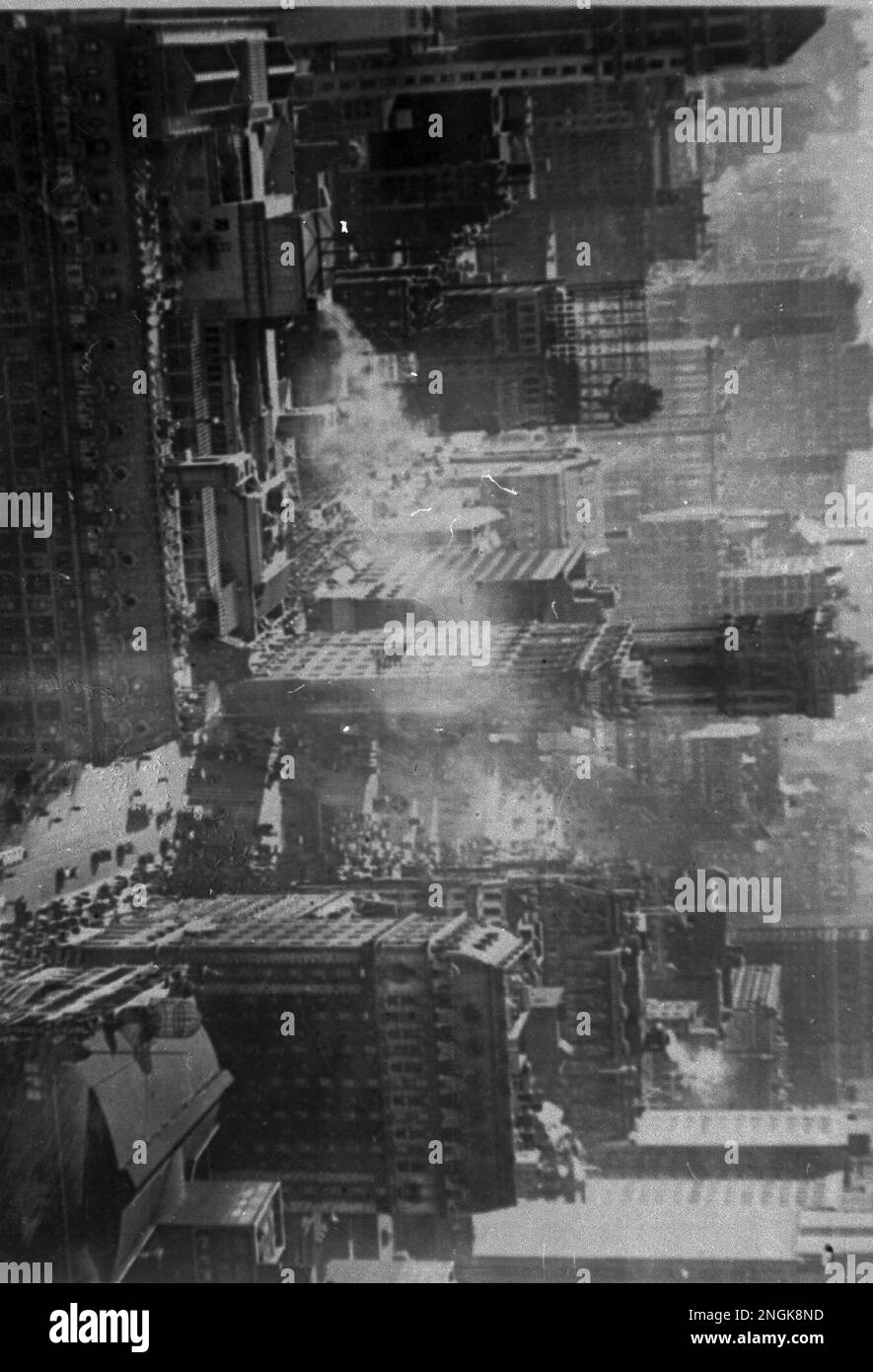 This is a file photo of New York City's Times Square area in 1921. (AP ...