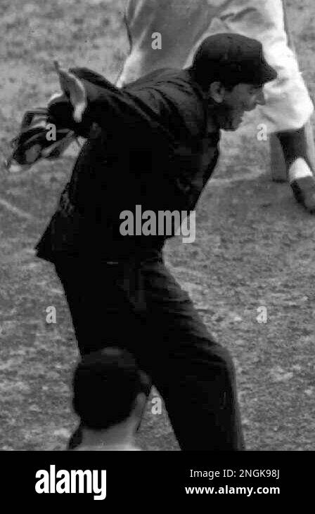 Umpire Al Barlick is shown in 1950. (AP Photo Stock Photo - Alamy