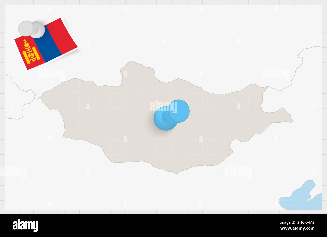 Mongolia Capital Map