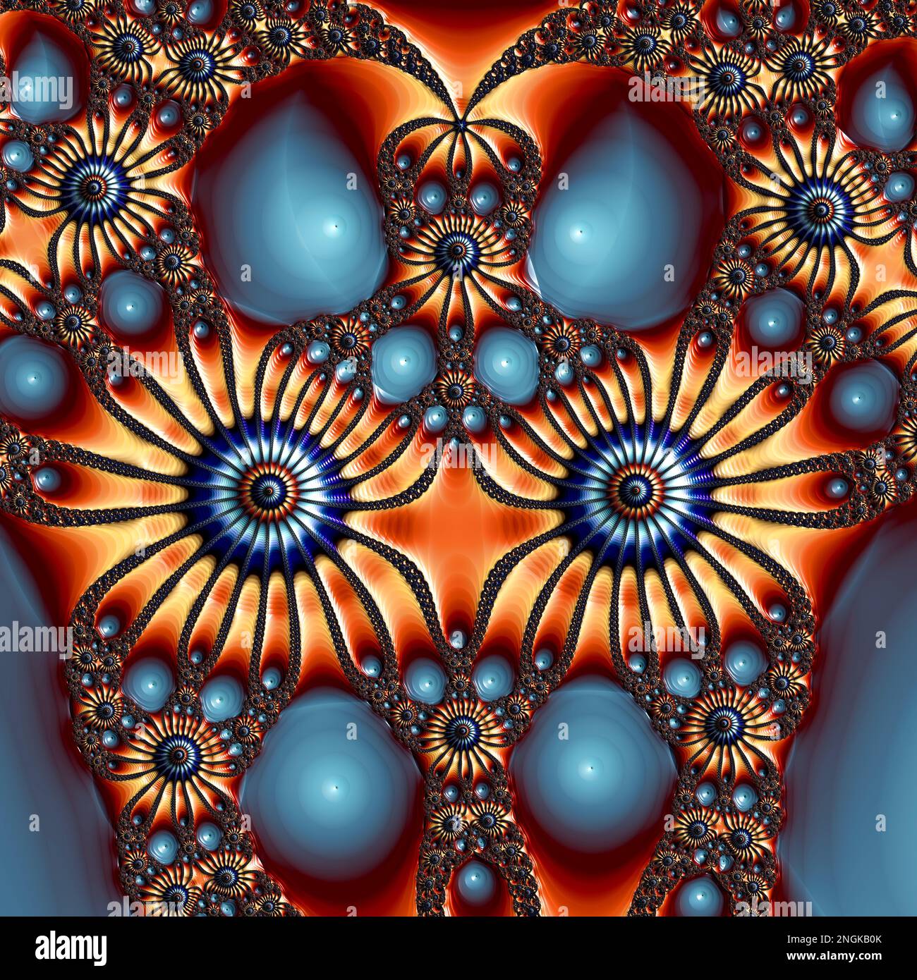 Fractal complex - Mandelbrot set detail, digital artwork for creative ...