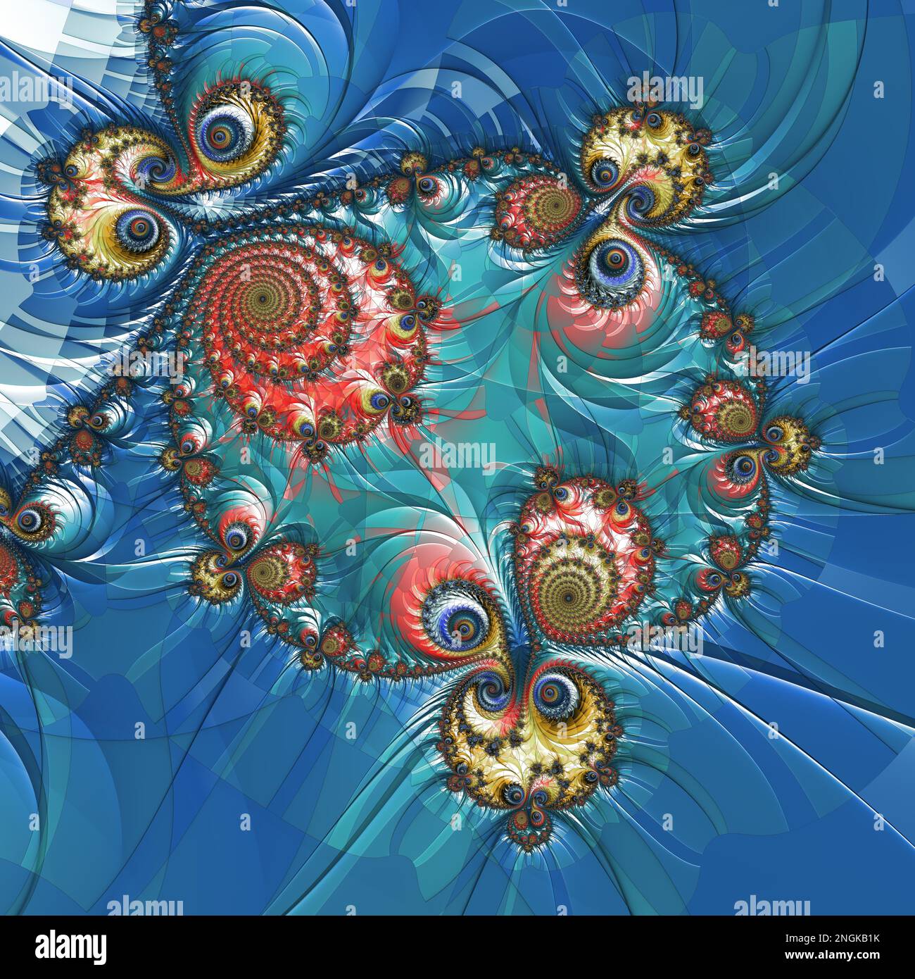 Fractal complex - Mandelbrot set detail, digital artwork for creative ...