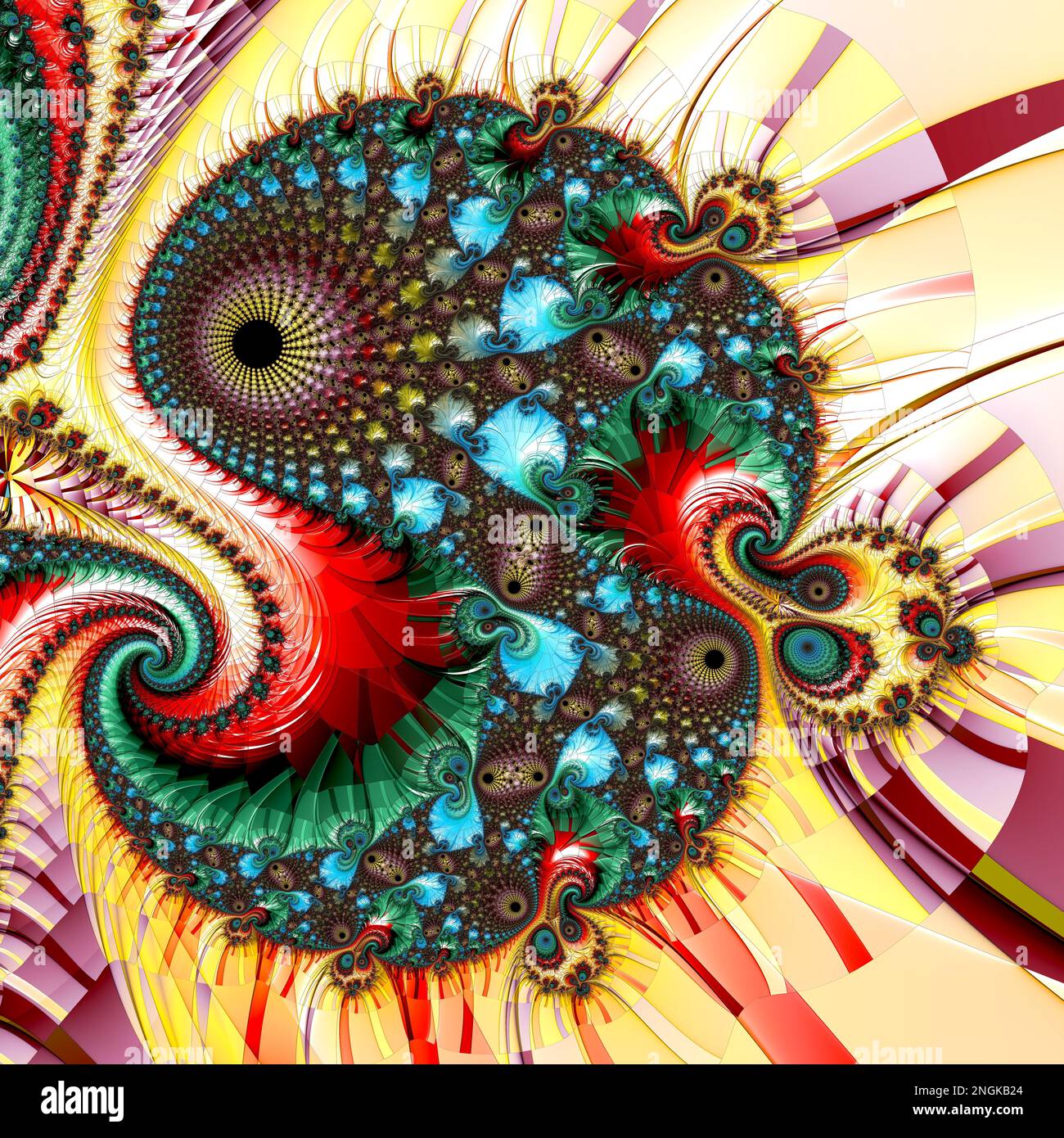 Fractal complex - Mandelbrot set detail, digital artwork for creative ...