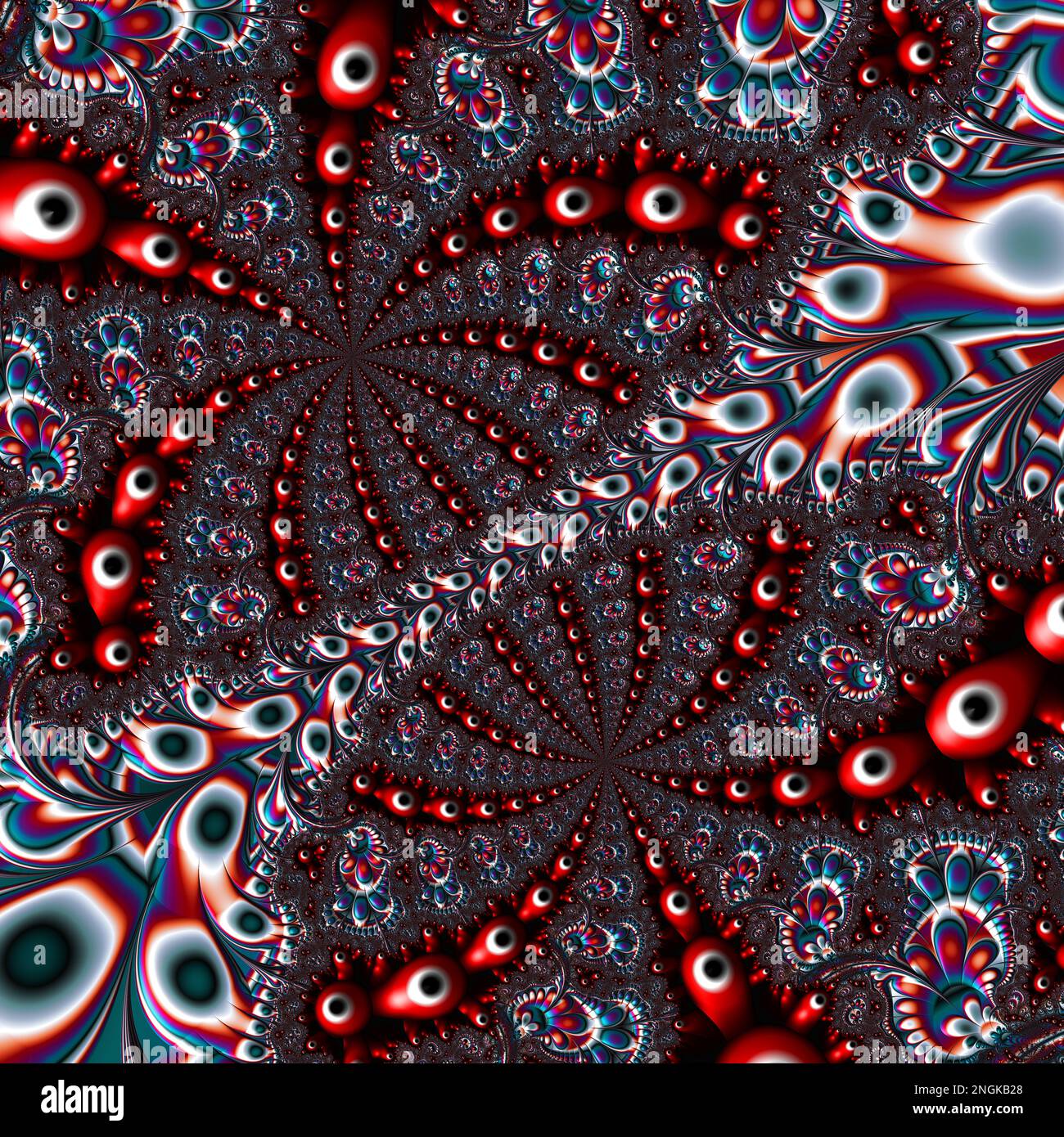 Fractal complex - Mandelbrot set detail, digital artwork for creative ...