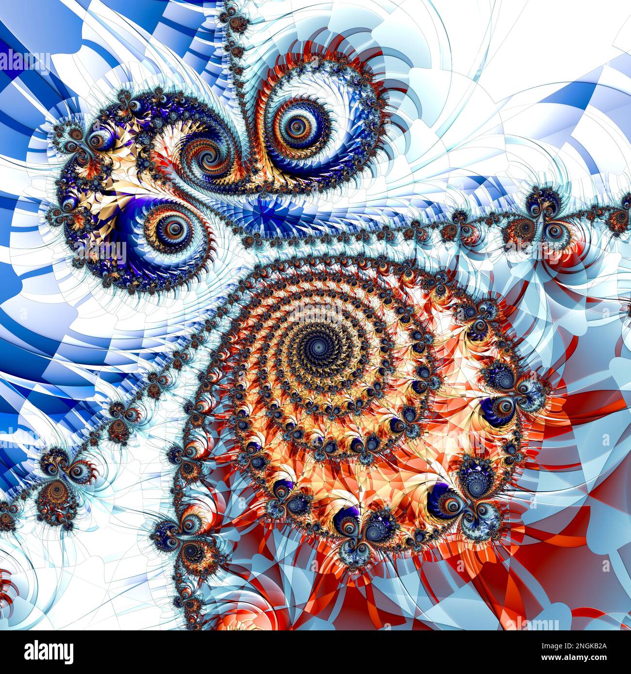 Fractal complex - Mandelbrot set detail, digital artwork for creative ...