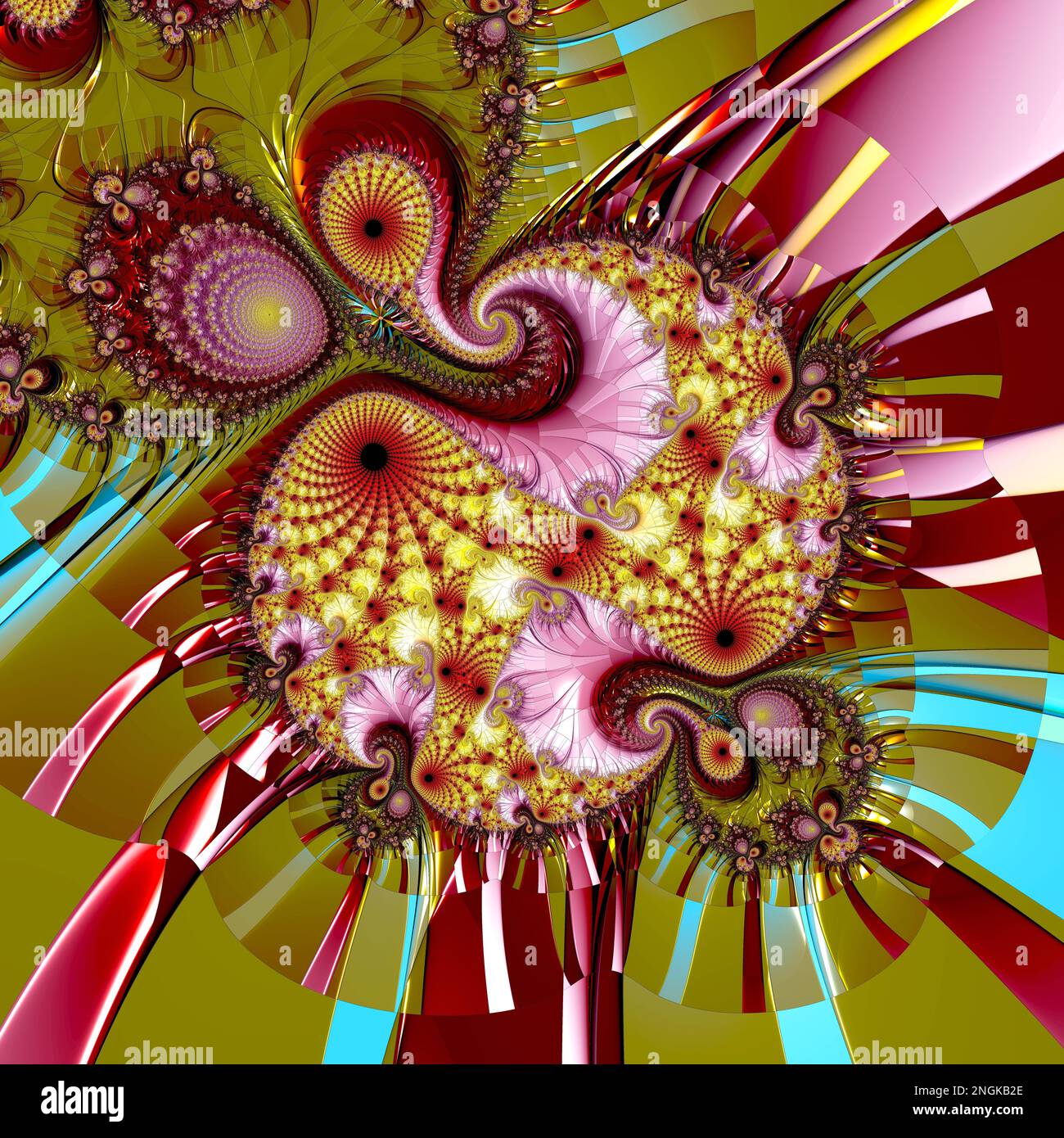 Fractal complex - Mandelbrot set detail, digital artwork for creative ...