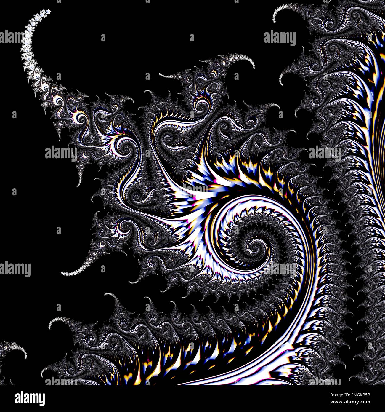 Fractal complex - Mandelbrot set detail, digital artwork for creative ...