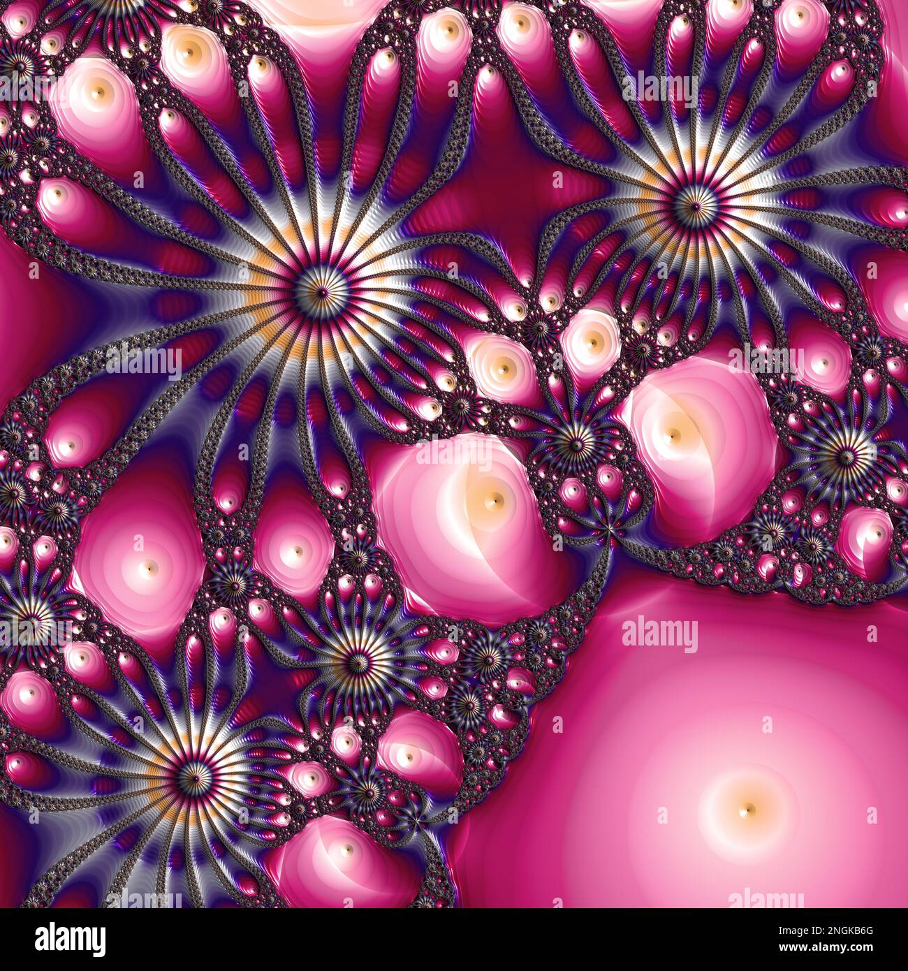 Fractal complex - Mandelbrot set detail, digital artwork for creative ...