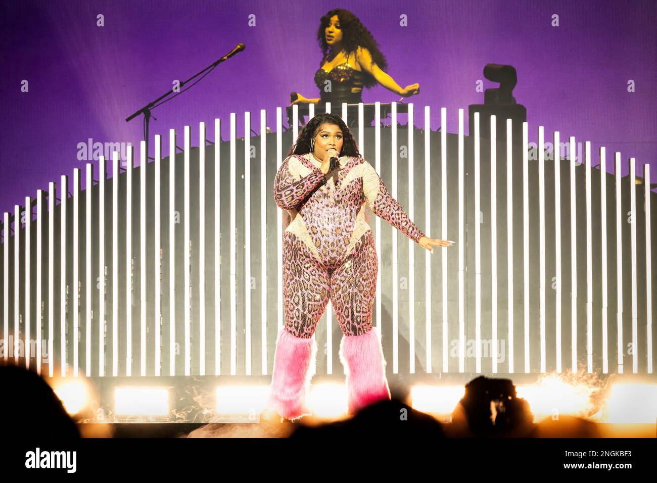 Oslo, Norway. 17th Feb, 2023. The American rapper and singer Lizzo ...
