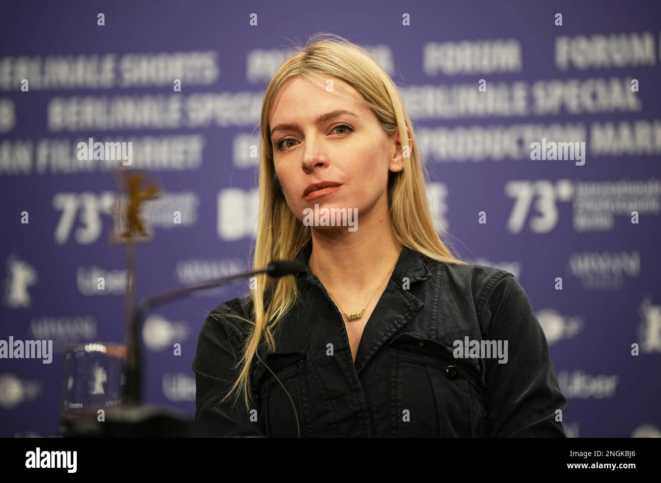 Berlin, Germany. 18th Feb, 2023. Lauren Terp, producer, attends the ...