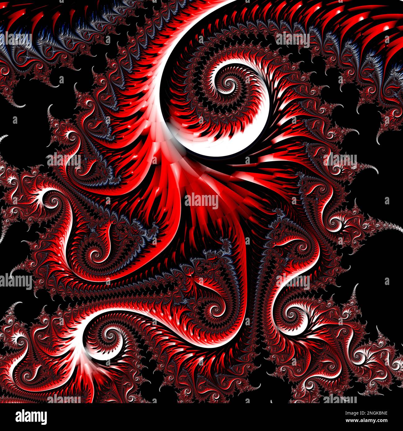 Fractal complex - Mandelbrot set detail, digital artwork for creative ...