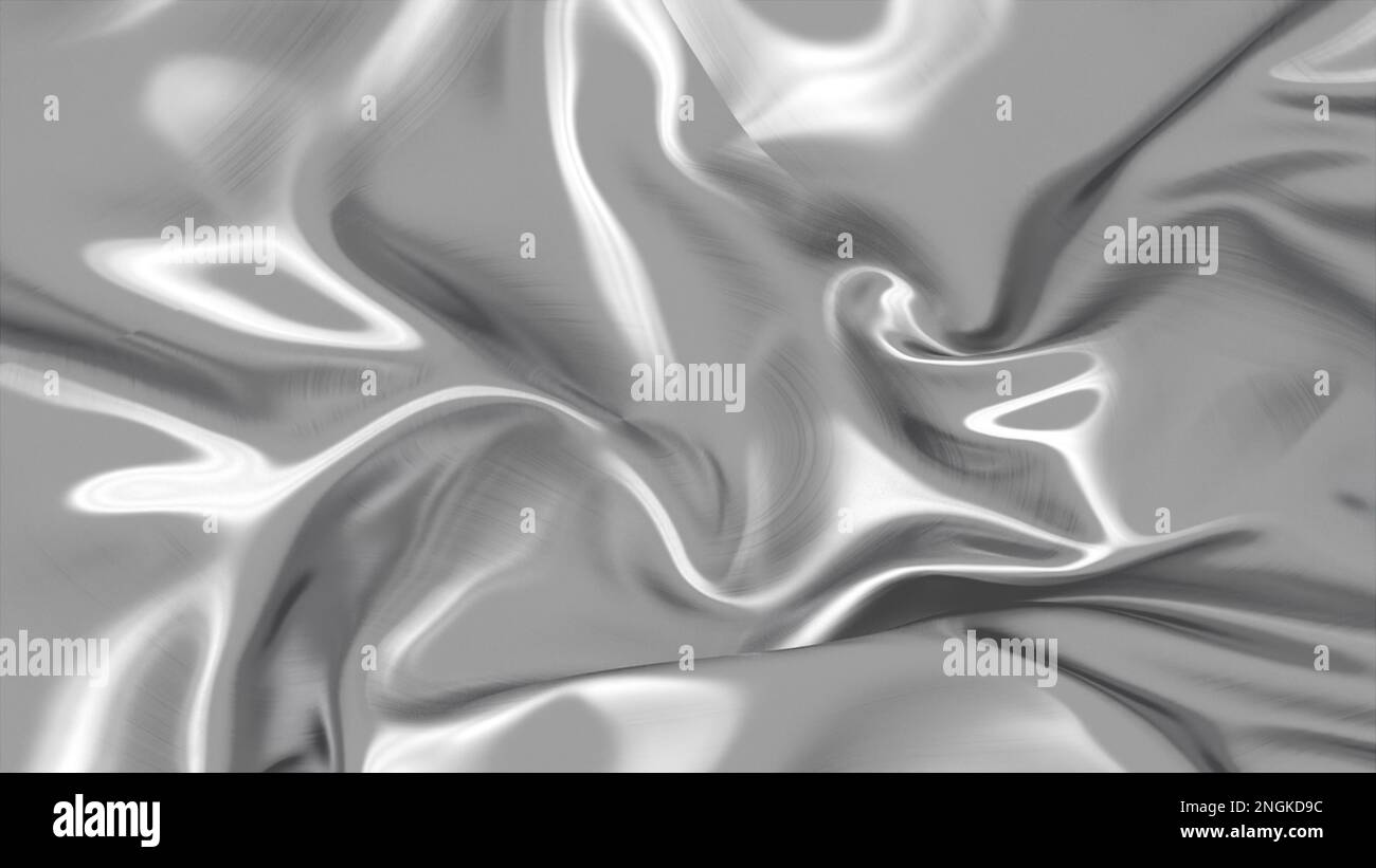Silver cloth. Computer generated 3d render Stock Photo - Alamy