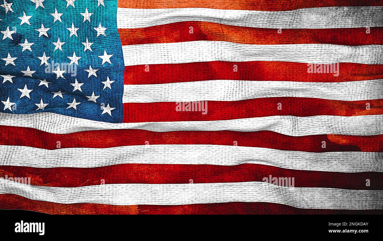American flag waving slow motion hi-res stock photography and images ...