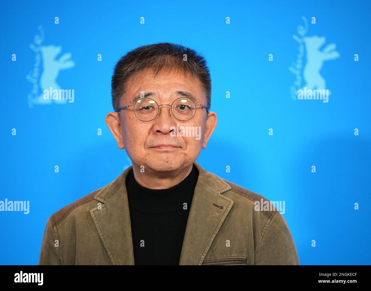 Berlin, Germany. 18th Feb, 2023. Director Zhang Lu stands in front of ...