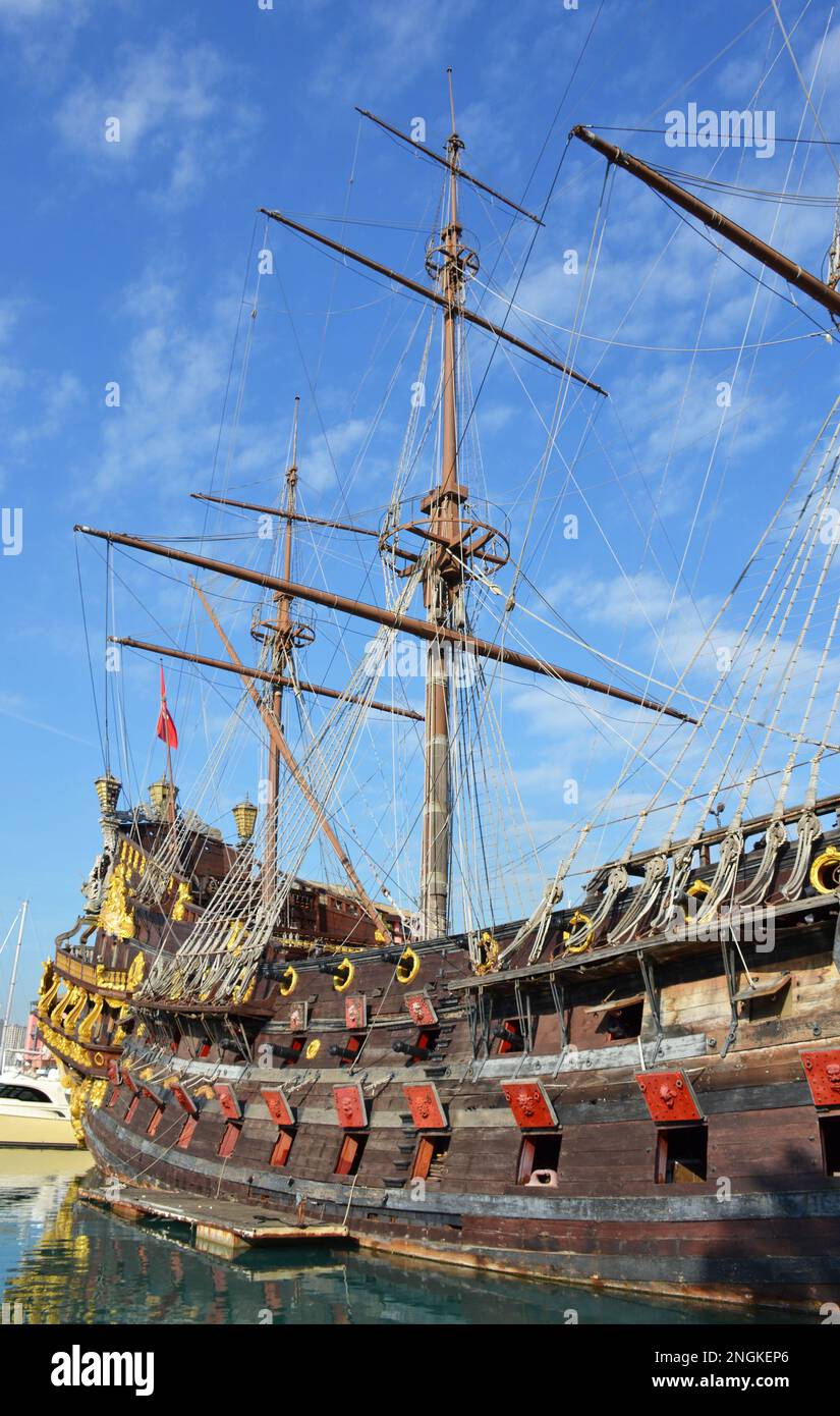 Galeone Neptune ship built in 1985 for Roman Polanskis film Pirates ...