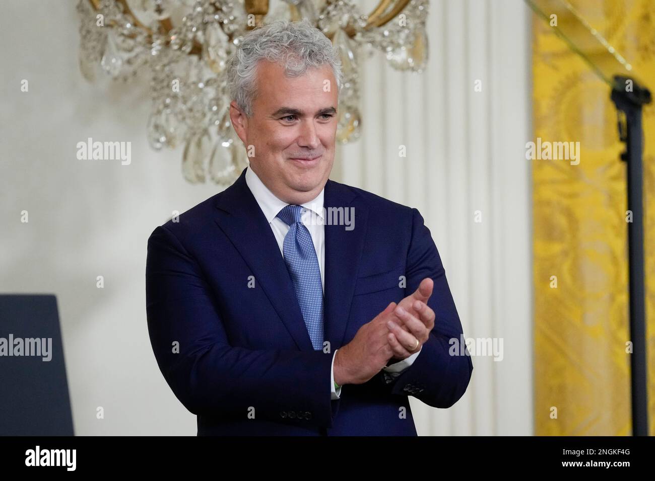 FILE - Incoming White House chief of staff Jeff Zients attends an event ...