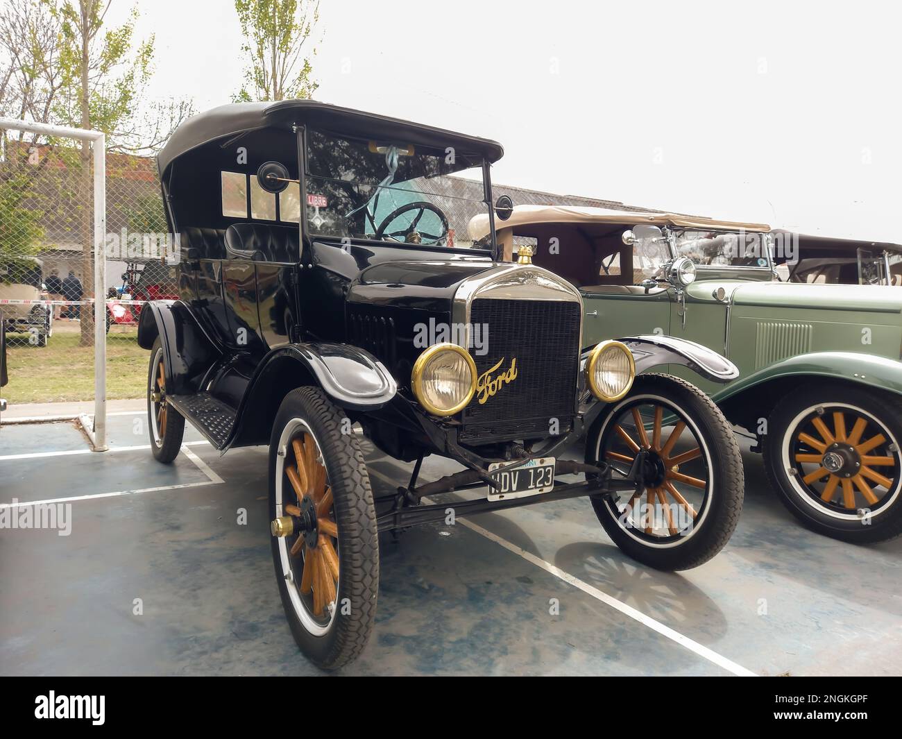 Lanus, Argentina - Sept 25, 2022: Vintage black 1910s 1920s Ford Model ...
