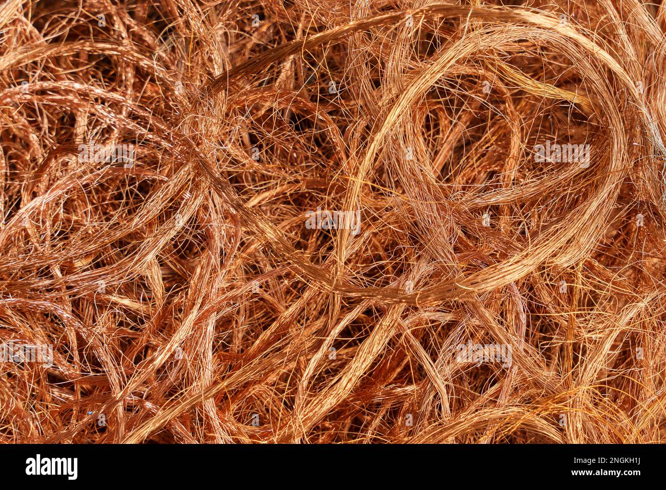 Red metal copper wire scrap materials recycling of waste from manual ...