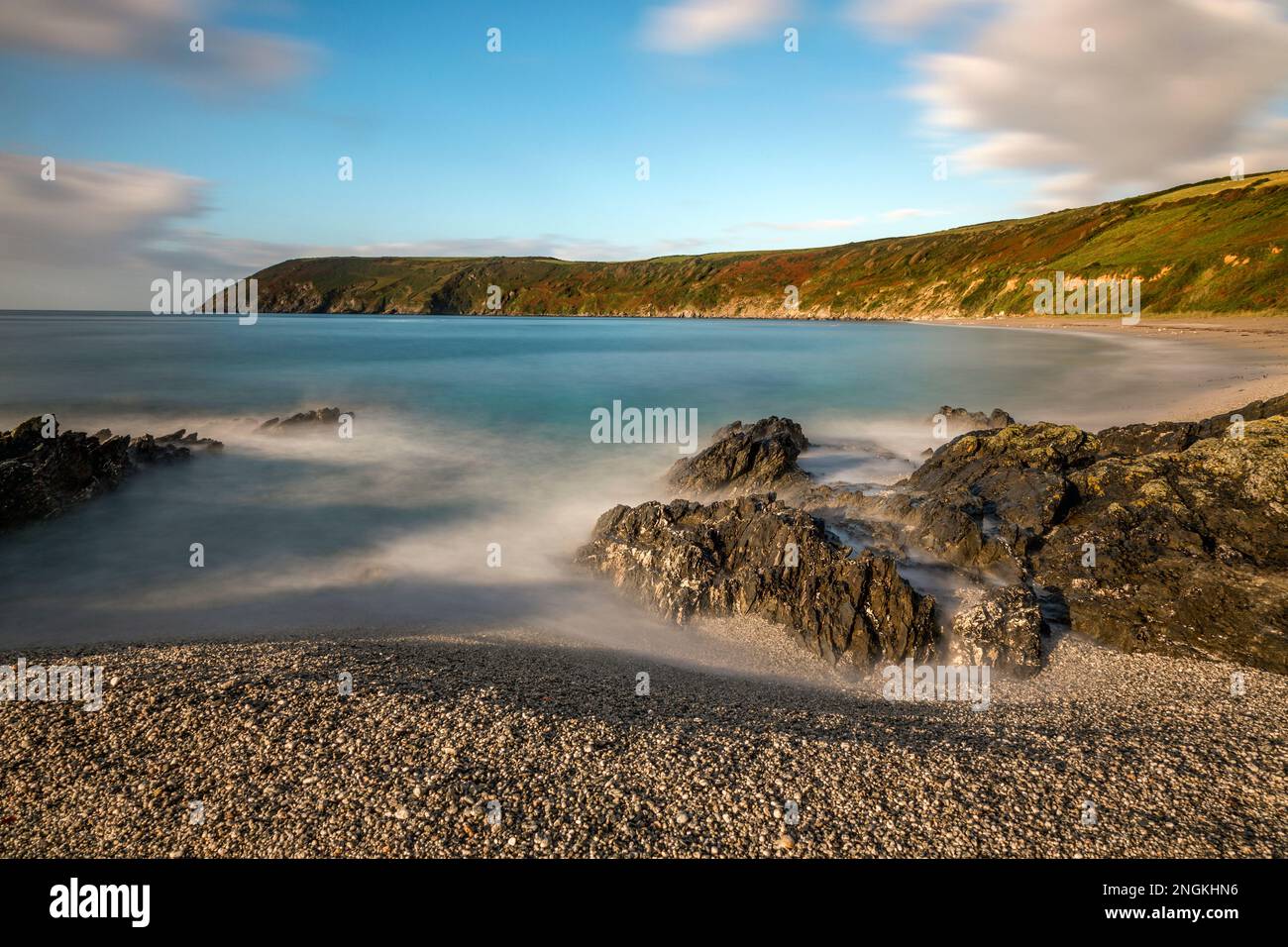 Vault Beach and Dodman Point; Cornwall; UK Stock Photo - Alamy