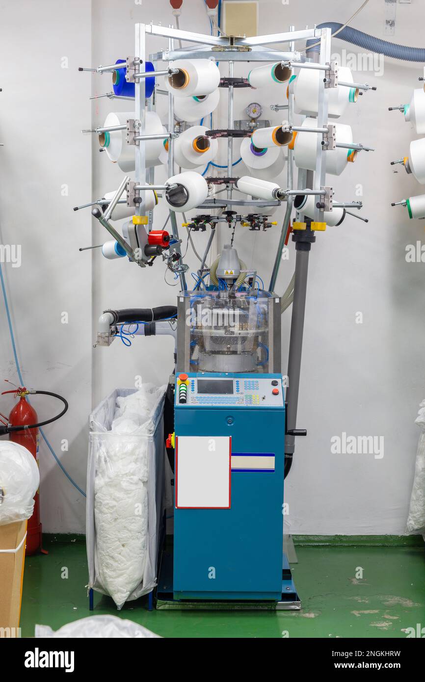 Modern weaving machine loom hi-res stock photography and images - Alamy