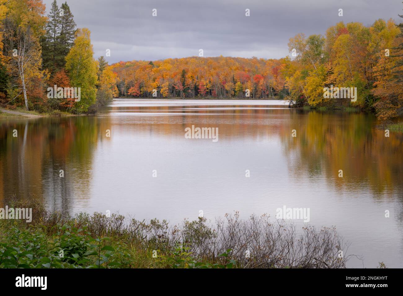 This is a daybreak image of Lake 4 taken from the boat launch in the ...