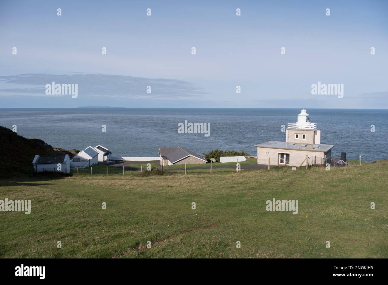 Bull Point lighthouse, Devon, UK Stock Photo - Alamy