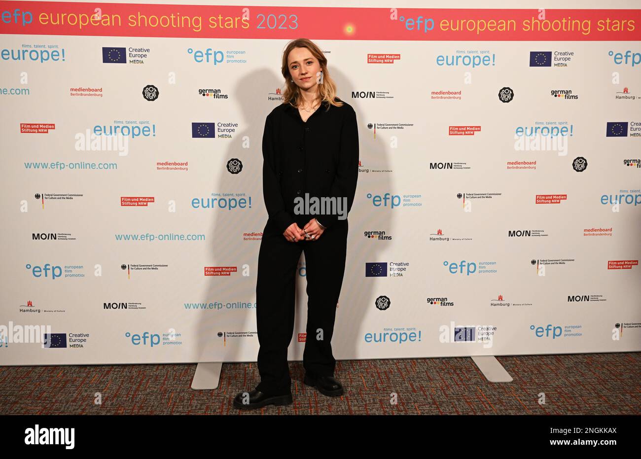 Berlin, Germany. 18th Feb, 2023. Kristine Kujath Thorp, actress from ...