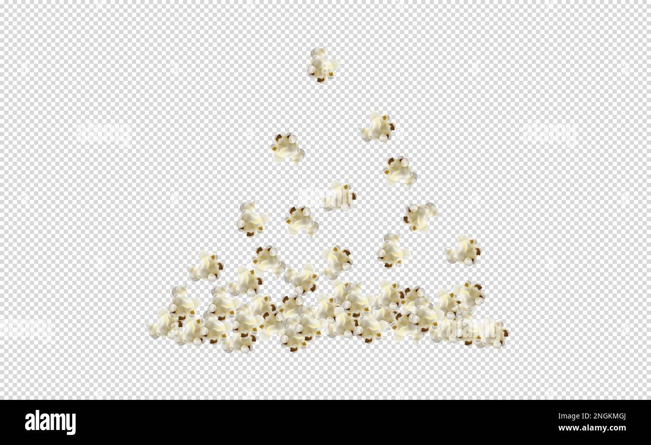 Popcorn collection isolated. Vector illustration Stock Vector Image ...