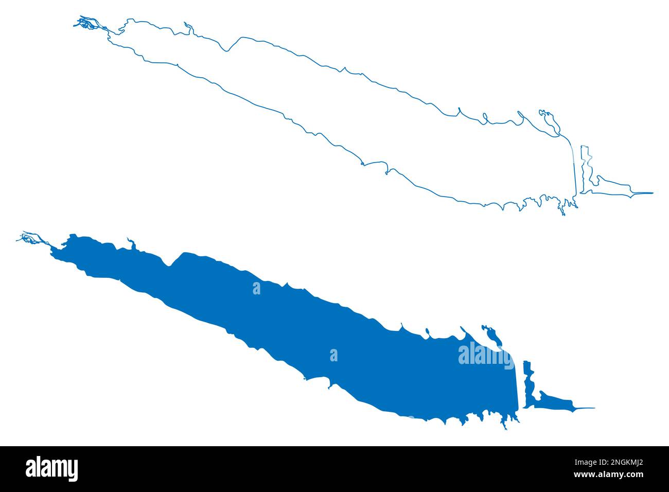 Map of kingsley Stock Vector Images - Alamy