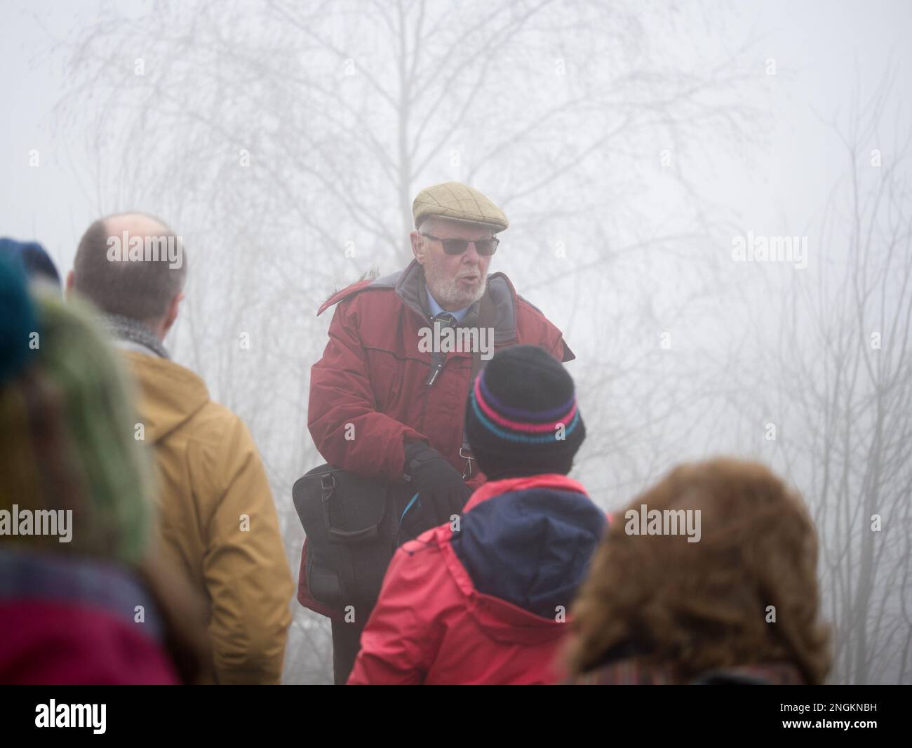 Local historian Mr. Alf Jenkins MBE, at the age of 86, giving a talk ...