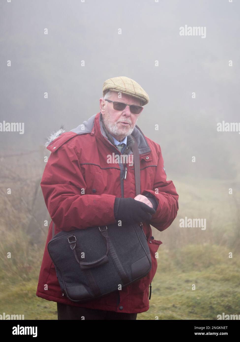 Local historian Mr. Alf Jenkins MBE, at the age of 86, giving a talk ...