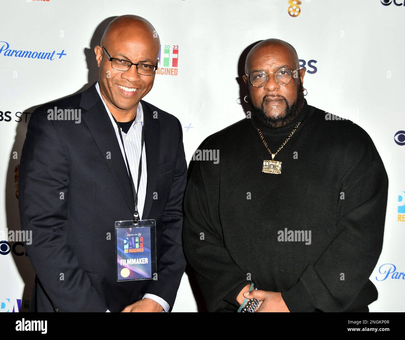 Los Angeles, Ca. 17th Feb, 2023. David Velo Stewart, DJ Alonzo Williams ...