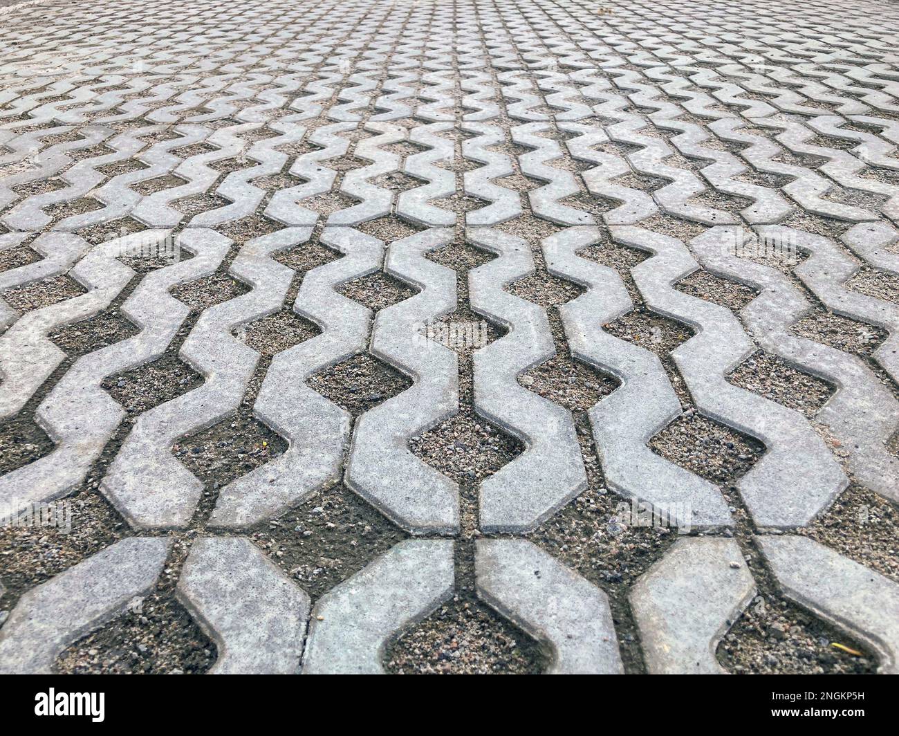 Lattice Concrete Driveway