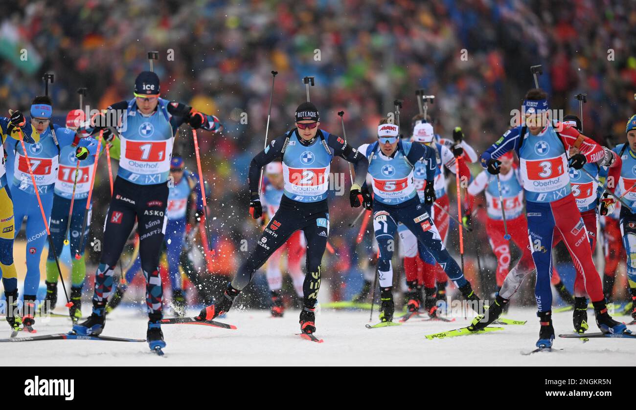 Oberhof, Germany. 18th Feb, 2023. Biathlon: World Championship, relay 4 ...