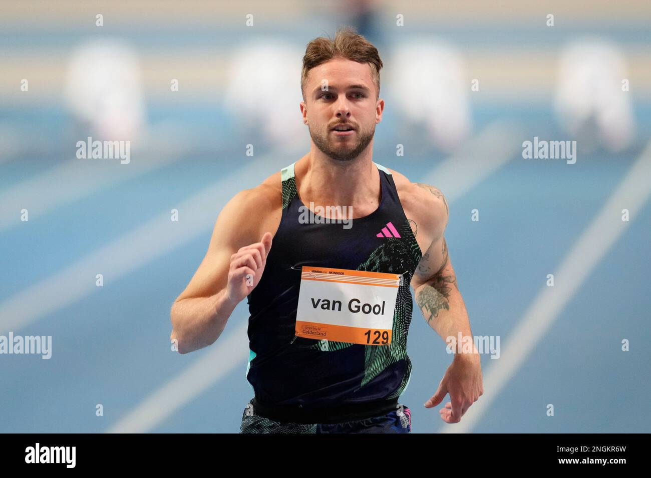 Joris van gool competing on the 60m men hi-res stock photography and ...